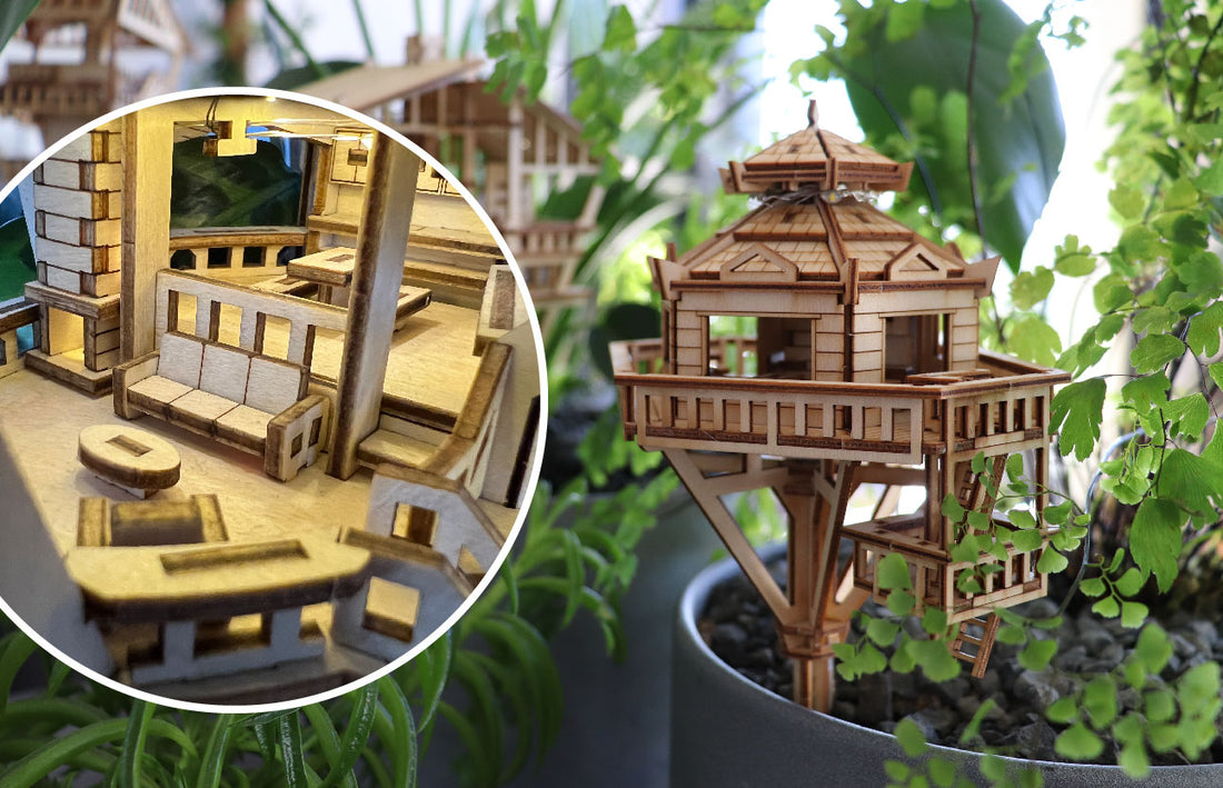 Tiny Treehouse Models | DIY Wooden House Model – Tiny Treehouses UK
