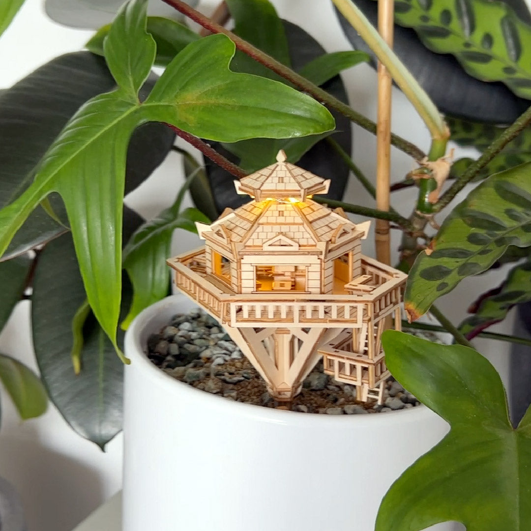 Woodland Outpost Wooden Model | Tiny Treehouses – Tiny Treehouses UK